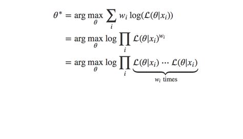 R How To Incorporate Weights Into A Likelihood Function Stack Overflow