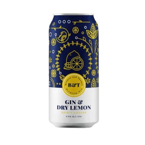 Cheers Gin And Dry Lemon 440ml Agrimark