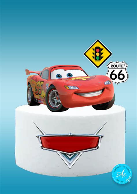 Arquivo Topo De Bolo Carros Disney 4 Arquivo De Corte