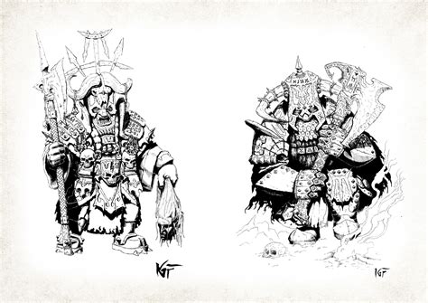 Artstation Chaos Dwarf Concept Art And Sketches