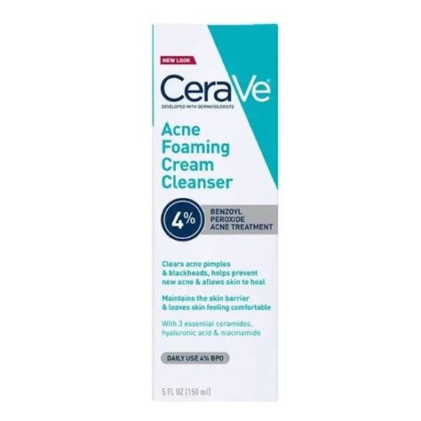 Cerave Acne Foaming Cream Cleanser 150ml Glow Haven
