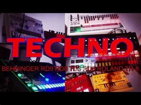BEHRINGER RD-9 RD-8 RD-6 TD-3 ROLAND TR-8 "ACID TECHNO" : r/Behringer ...