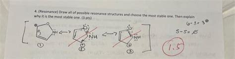 Solved Solve Asap 4 Resonance Draw All Of Possible Resonance