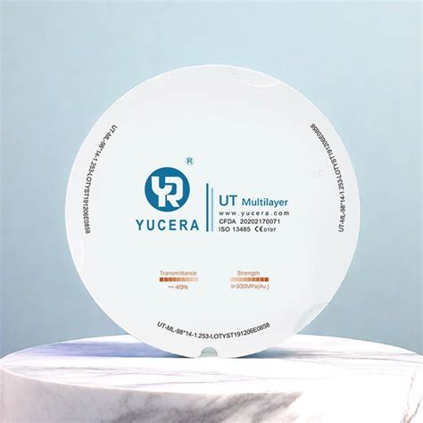 Yrc Next Gen High Performance Ut Multilayer Zirconia Block Zirconia