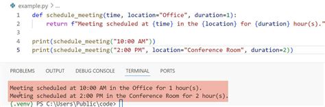 How To Use Python Functions With Optional Arguments