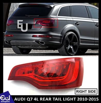 For Audi Q7 4l Led Rear Tail Light Lamp Red Indicator Drivers Side