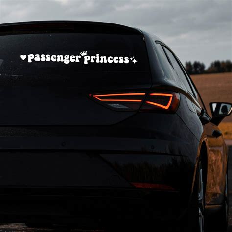Passenger Princess Funny Car Sticker Decal Playful Truck