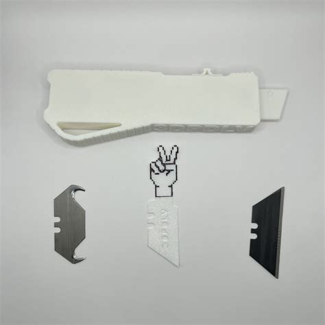 3mf File Automatic Box Cutter Utility Switchblade Fidget Toy 📦・model To