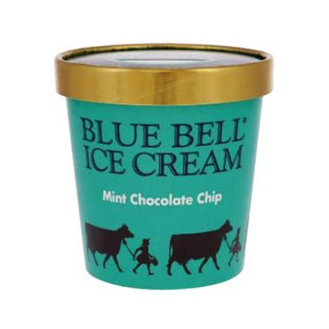 Blue Bell Mint Chocolate Chip Ice Cream 1 Pt Delivery Or Pickup Near Me Instacart