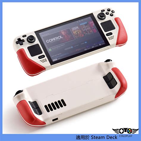 適用於steam Deck掌機保護殼牛皮包裹 主機帶支架保護套 牛皮手柄握把 全包防摔殼 掌機配件 蝦皮購物