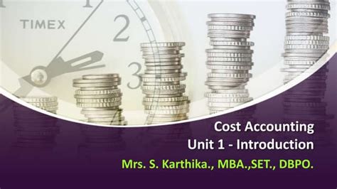 Cost Accounting Introduction Pptx