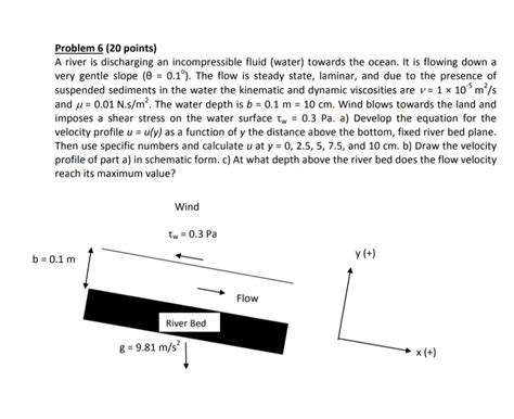 Solved Problem Points A River Is Discharging An Chegg Com