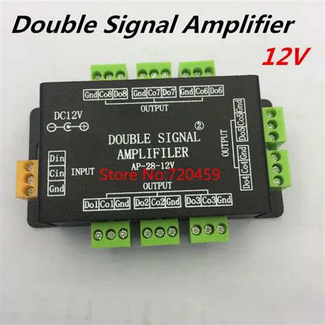 LED Double Signal Amplifier Repeater Controller Via SPI Output Signal