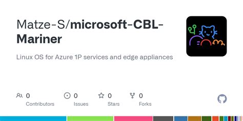 Github Matze S Microsoft Cbl Mariner Linux Os For Azure P Services