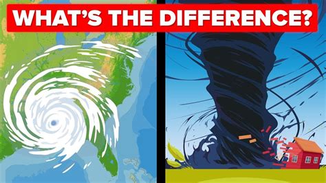 Whats The Real Difference Between Hurricanes And Tornados YouTube