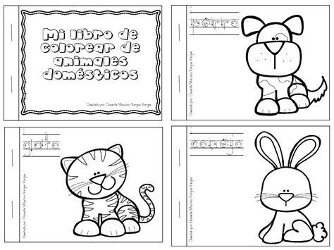 Mi Libro De Colorear De Animales Domesticos 1 Imagenes Educativas