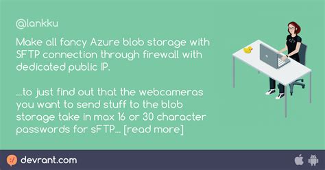 Password Length Make All Fancy Azure Blob Storage With Sftp