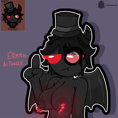 Rule 34 Azazel The Binding Of Isaac Big Breasts Black Body Black