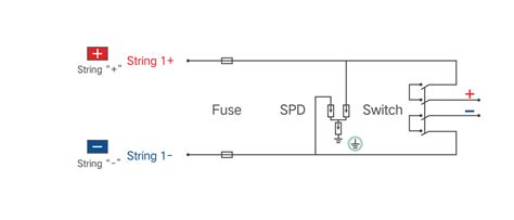 DC V V In Out PV Solar Power Combiner Box Saipwell