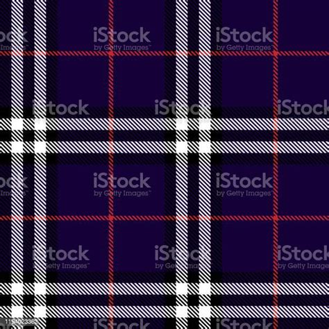 타탄 격자 무음 무결곡자 화이트 레드 라인 패브릭 텍스처 블루 배경 스코틀랜드 케이지 질감에 대한 스톡 벡터 아트 및 기타 이미지 질감 킬트 그래픽 프린트 Istock