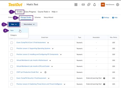 Using Lms Integration To Place Certmaster Practice Content Into D2l Brightspace Lti 1 1 Comptia