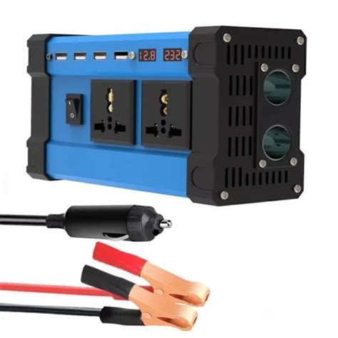ONDULEUR DE VOITURE 4000W affichage LED numérique 12V DC à 220V AC