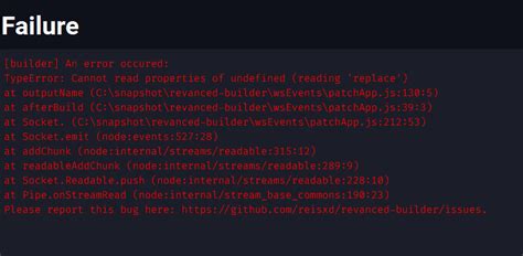 Windows Builder Failure Issue 470 Reisxd Revanced Builder GitHub