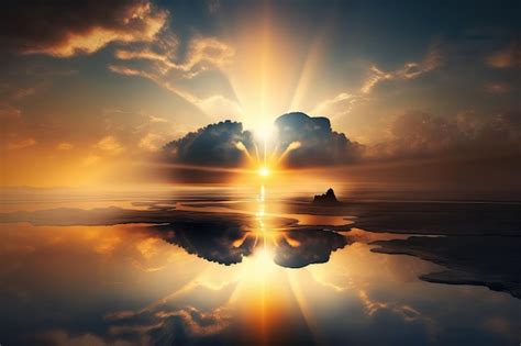 Premium Ai Image Mind Of God Represented By Peaceful And Serene
