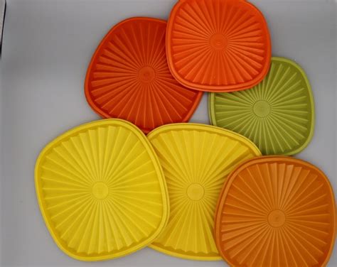 Tupperware Starburst Replacement Lids Square With Rounded Corner Square Tupperware Lids