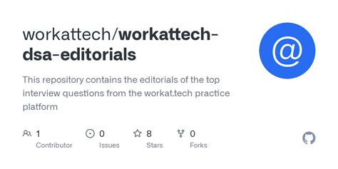 github workattech workattech dsa editorials this repository contains the editorials of the