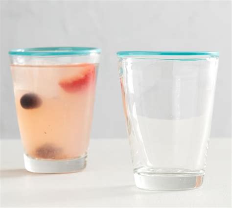 Blue Rimmed Glass