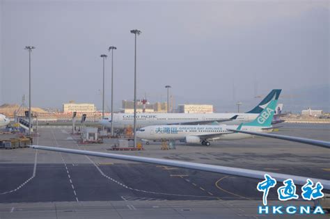 香港“大灣區航空”東京線首航 圖集 香港中通社