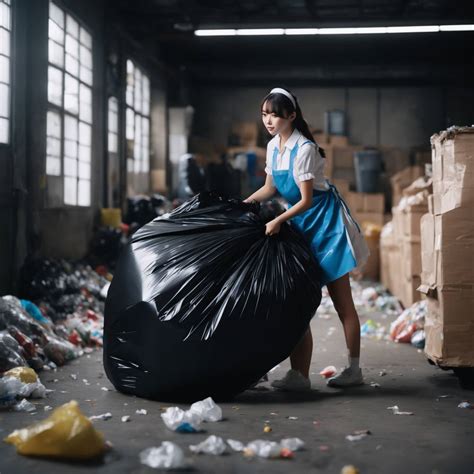 Girl Taking Large Garbage Bag 56 By Gtbag On Deviantart