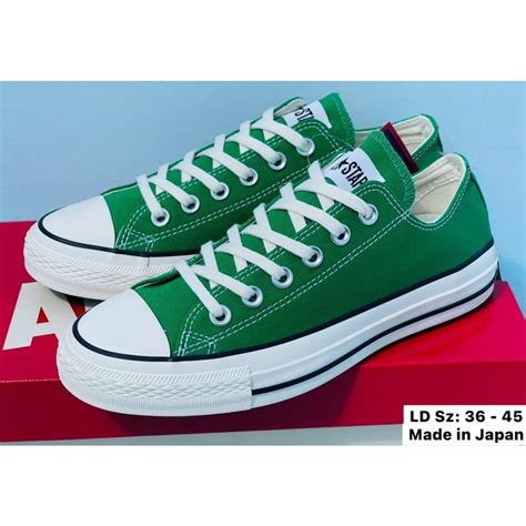 Hot🎉รองเท้าผ้าใบ Convers All Star Made In Japan Sz36 45 Eu พร้อมกล่อง