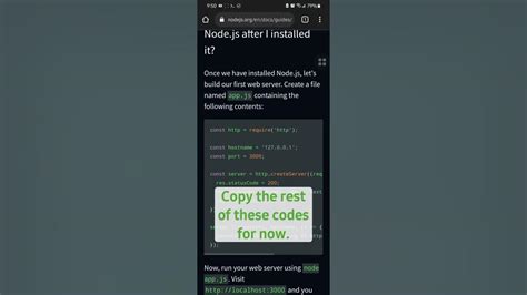 Beginners Guide Installing Nodejs On An Android Phone Youtube
