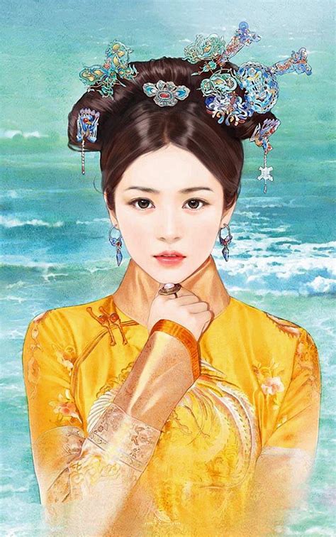 插画 古风 花瓣网