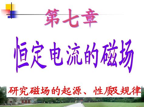 07 恒定磁场word文档在线阅读与下载无忧文档