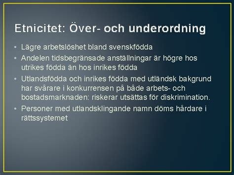 Individ Och Identitet Nationalitet Etnicitet Klass Kn EN