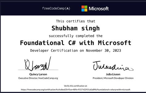 Csharp Programming Certificatecompletion Softwaredevelopment