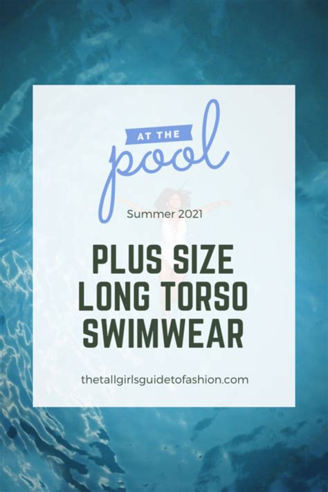 Plus Size Long Torso Swimwear For Tall Women