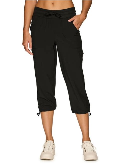 Dyegold High Waist Capri Cargo Pants For Women Loose Fit Quick Dry