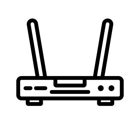Simple Wi Fi Router Icon Network Connection Device Vector 26730245 Vector Art At Vecteezy