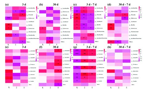 Spearman Correlation Heatmap Of Abundance Of The Top 10 Enriched