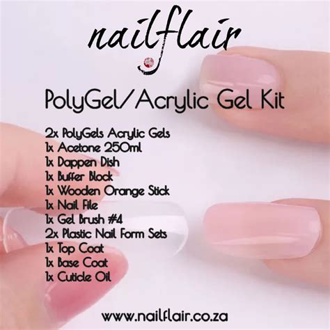Polygel Acrylic Gel Kit 30ml Nailflair