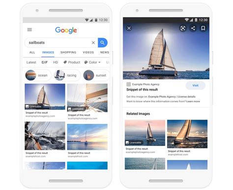 Google Images les contenus que vous pouvez utiliser vont être mieux identifiés