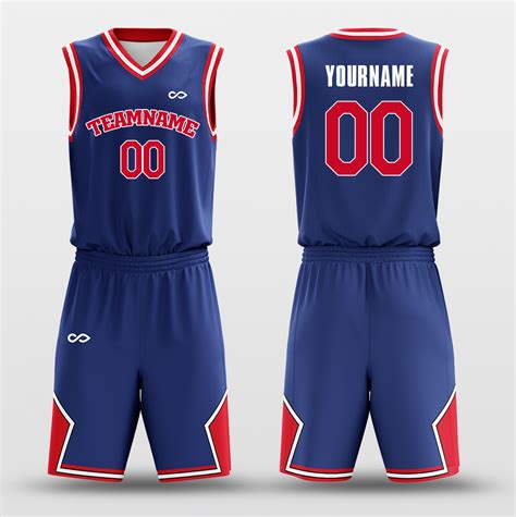 Cool Dark Blue Custom Basketball Jersey Design Xballa