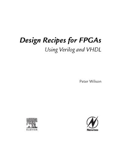 Design Recipes For Fpgas Using Verilog And Vhdl 2nd Ed Pdf Inspire