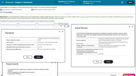 Solved E Homework Chapter 11 Homework Question 4 E11 30A Chegg Com