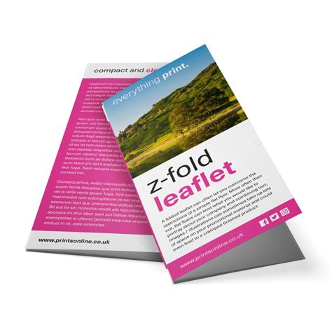 Z Fold Leaflets Finger Prints