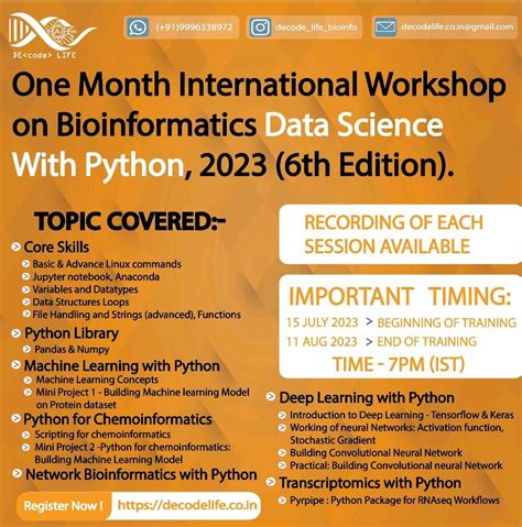 decode life on linkedin bioinformatics